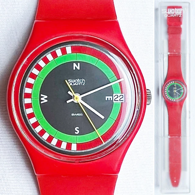 VINTAGE SWATCH “ Compass “ GR400 from 1984 - in very good condition ...