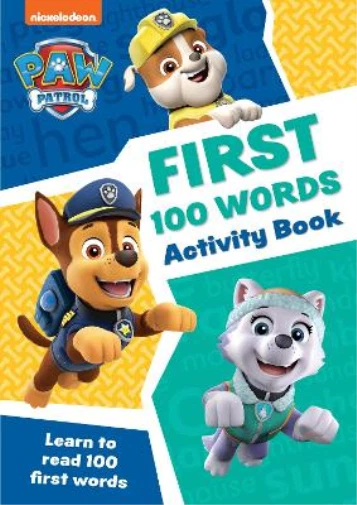 PAW PATROL FIRST 100 Words Activity Book (Poche) Paw Patrol EUR 4,69 ...
