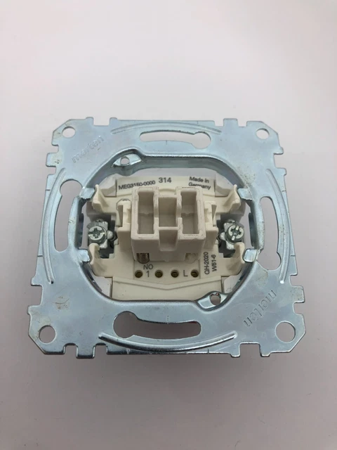 MERTEN MEG3150-0000 UNTERPUTZ Taster Schließer Licht / Klingel 250V 16A ...