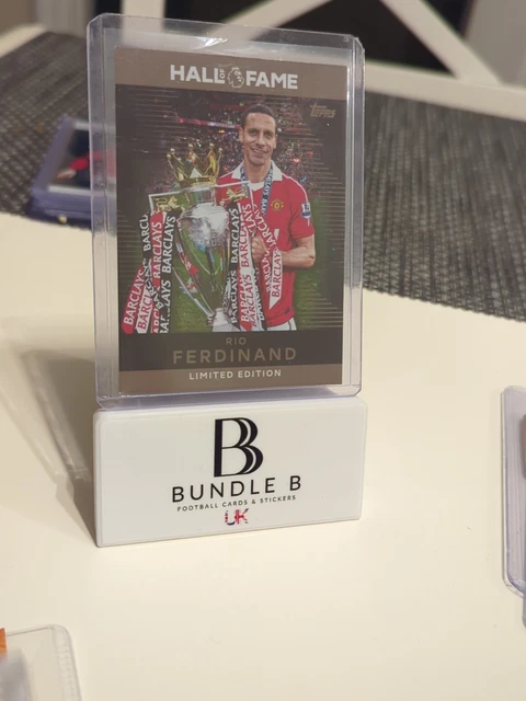 TOPPS 2026 PREMIER League Hall Of Fame Rio Ferdinand Manchester United ...