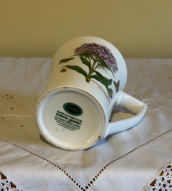 PORTMEIRION THE BOTANIC Garden Susan Williams-Ellis SWEET WILLIAM MUG ...