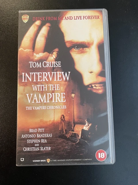 INTERVIEW WITH A Vampire (VHS) 1994 Tom Cruise, Brad Pitt Horror Cult ...