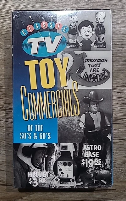 CLASSIC TV TOY Commercials of the 50's & 60's (VHS, 1993) £1.85 ...