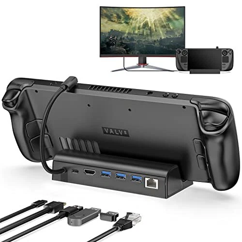 ANTANK DOCKING STATION per Steam Deck, 6 in 1 Steamdeck Hub Stand Dock ...