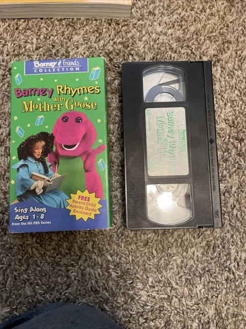 BARNEY RHYMES WITH MOTHER GOOSE Vhs Video Barney & Friends Collection ...