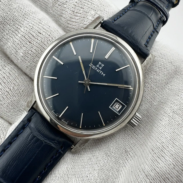 OROLOGIO VINTAGE ZENITH Surf Cal.2572C Acciaio 35mm Swiss Made $817.92 ...