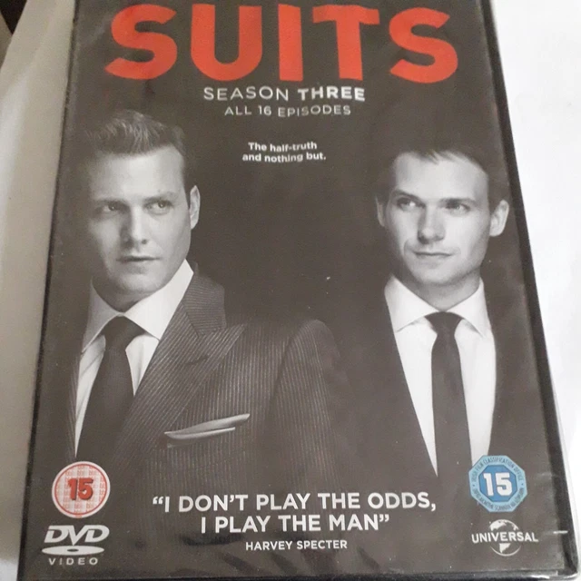 SUITS SEASON THREE Dvd New Sealed 16 Eps+Extras Meghan Markle 3 Uk Eur ...