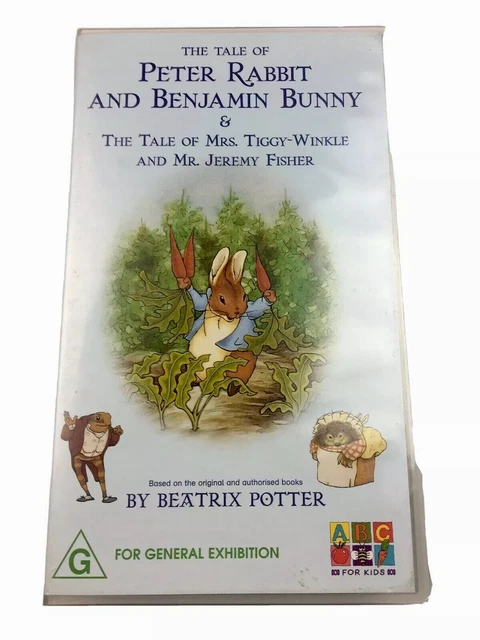 THE TALE OF Peter Rabbit & Benjamin Bunny Mrs Tiggy-Winkle VHS Jeremy ...