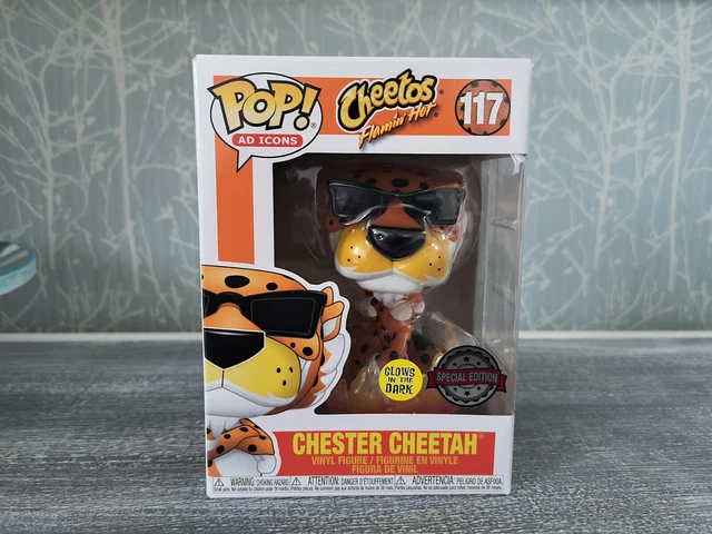 FUNKO POP CHEETOS FLAMIN' HOT Special Edition Glow Chester Cheetah #117 ...