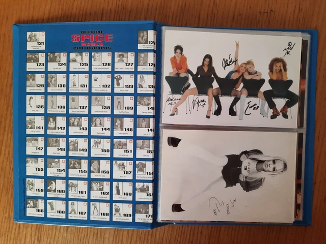 1997 OFFICIAL SPICE Girls World Photo Album Part Set Lot Of 61 Of 100 ...