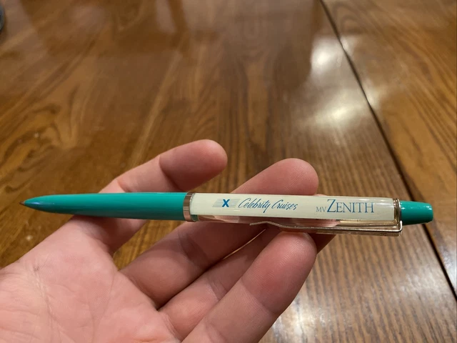 CELEBRITY CRUISES ZENITH Advertising Floaty Pen Ship Boat SEA FOAM ...