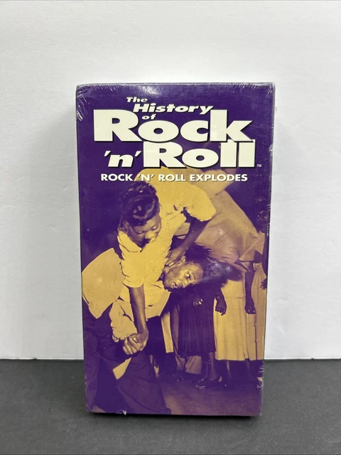HISTORY OF ROCK 'n' Roll- Explodes 1995 new Sealed VHS Various Artists ...