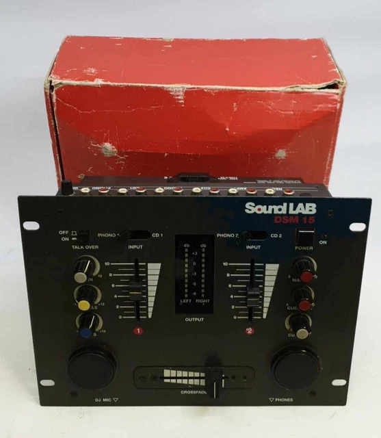 SOUND LAB DSM 15 Stereo Preamp DJ Mixer in Good Working Condition £24. ...