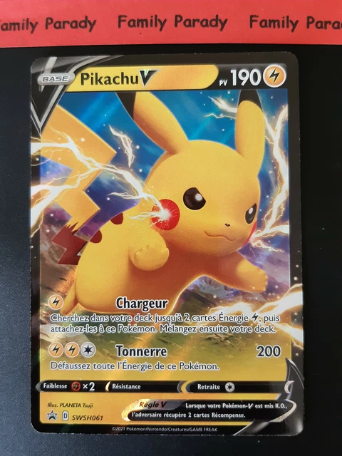Carte Pokemon Pikachu V 190 Pv À VENDRE! - PicClick FR