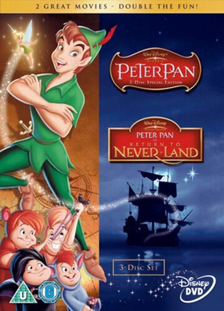 PETER PAN/PETER PAN: Return To Never Land DVD Hamilton Luske £3.23 - PicClick UK