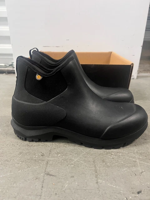 BOGS SAUVIE CHELSEA II 73110-001 Boots Mens 11 Black Slip-Resistant ...