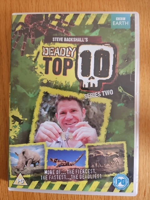 DEADLY TOP 10 Series 2 Dvd Steve Backshall EUR 11,10 - PicClick IT