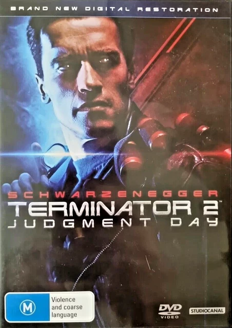 TERMINATOR 2 JUDGMENT Day (DVD 1991) Arnold Schwarzenegger Region 2,4 ...