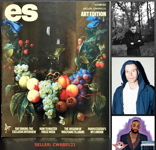 RAF SIMONS WOLFGANG Tillmans Paapa Essiedu Es Magazine Édition Art Oct ...