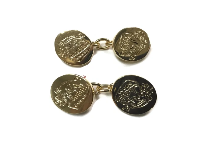 KINGSMAN SIGNET CUFFLINK Manschettenknopf Zubehör Requisiten EUR 45,17 ...