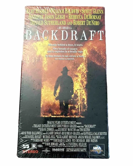 BACKDRAFT (VHS, 1991) Ron Howard VHS - NEW / SEALED £3.79 - PicClick UK