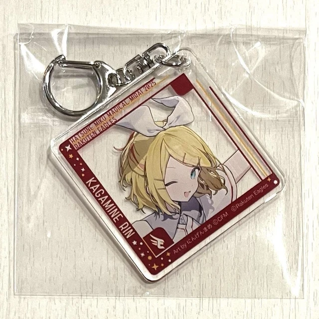 KAGAMINE RIN MAGICAL Mirai 2025 Rakuten Eagles Acrylic Keychain Cute ...