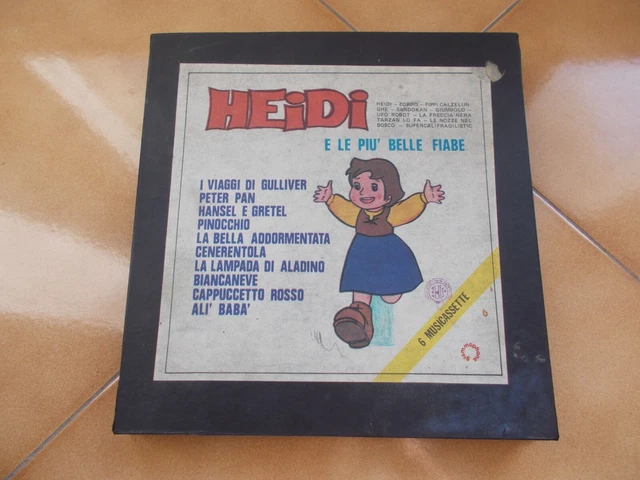 HEIDI E LE Piu Belle Fiabe Cofanetto 6 Mc Cassette Tape Ufo Robot ...