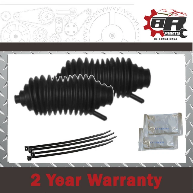 UNIVERSAL FLEXIBLE POWER Steering Rack Boots / Gaitors w/Breather Pipe ...