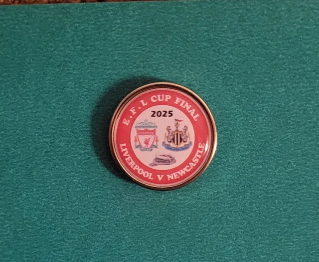 LIVERPOOL V NEWCASTLE 2025 Cup Final Badge 1 £4.88 - PicClick UK