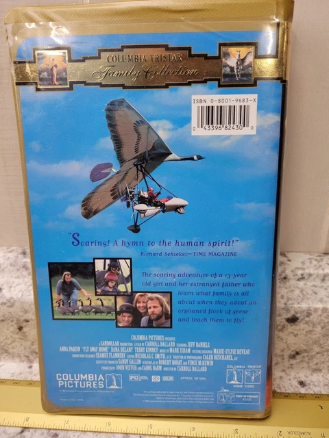 FLY AWAY HOME VHS 1996 Family Drama Columbia TriStar Original Release £ ...