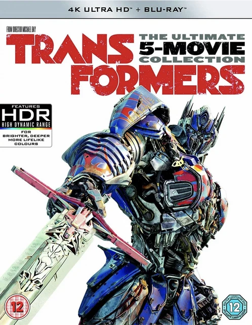 TRANSFORMERS 5 MOVIE Collection 4K Ultra Hd & Blu-Ray New Sealed Please ...