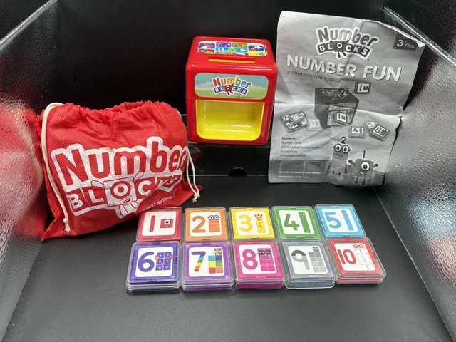 NUMBERBLOCKS NUMBER FUN 1 To 10 Number Blocks Electronic Toy Learn ...