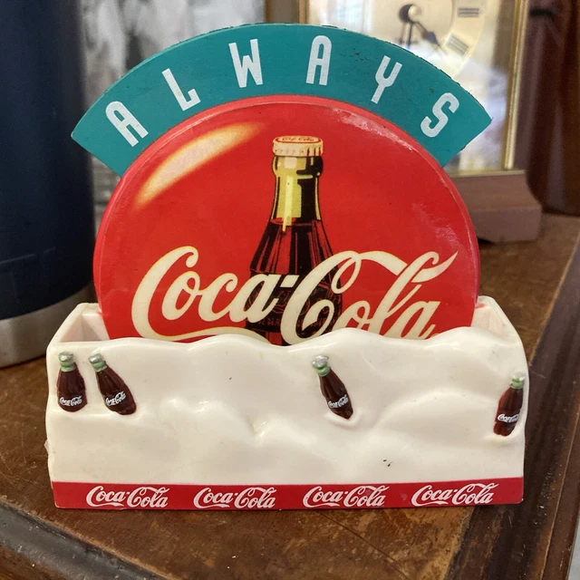 VINTAGE MAGNET ALWAYS Coca Cola "Coke" 4 Bottles In Snow Red ...