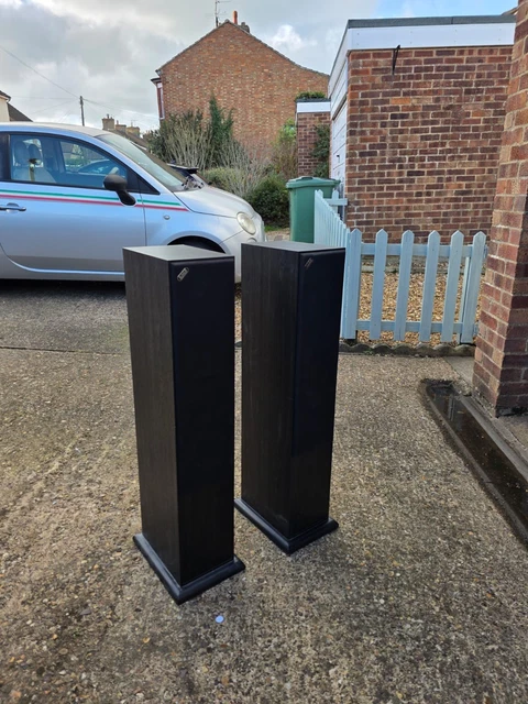 TWO ACOUSTIC ENERGY 100 series model AE120 loudspeakers, with leads £ ...