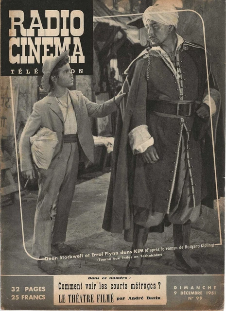 RADIO CINÉMA TÉLÉVISION n° 99 - Errol Flynn (Décembre 1951) EUR 5,00 ...