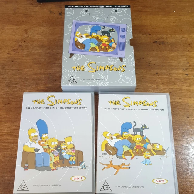 THE SIMPSONS THE Complete First Season Collector's Box Set DVD R4 LIKE ...
