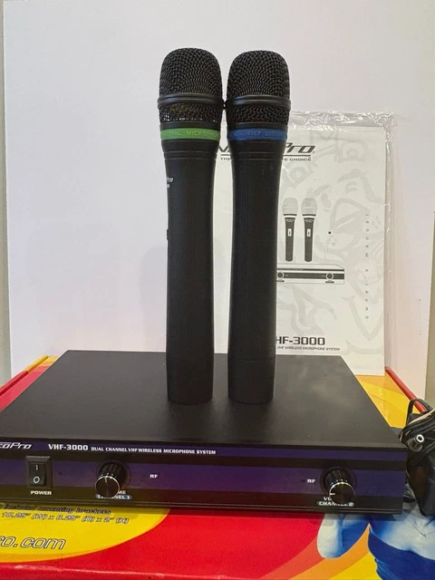 VOCO PRO VHF-3000 Wireless Microphone System $137.06 - PicClick CA