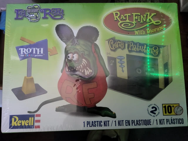 ED BIG DADDY Roth RAT FINK with Diorama Skill 2 Plastic Model REVELL ...