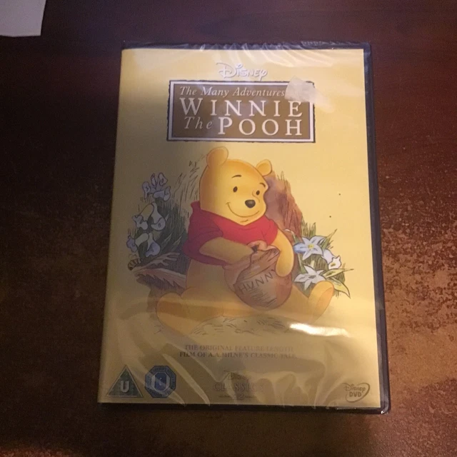 DISNEY MANY ADVENTURES Of Winnie The Pooh Dvd Birthday Christmas Family ...