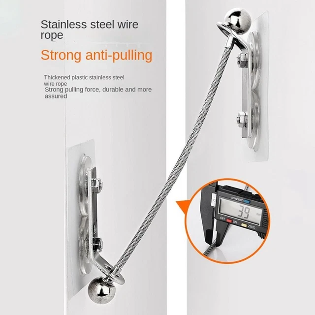 CHILDREN'S SAFETY ANTI-REVERSE Device Stainless steel Drawers Buckle ...