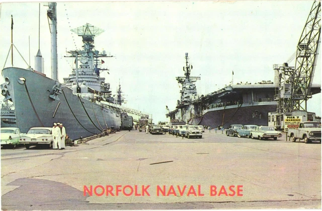 NORFOLK NAVAL BASE, The World's Largest Naval Base, Norfolk, Virginia ...