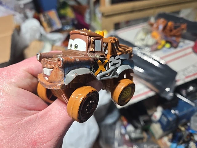 DISNEY PIXAR CARS 3 XRS Mud Racing Mater Diecast 2018 VHTF RARE Read £ ...