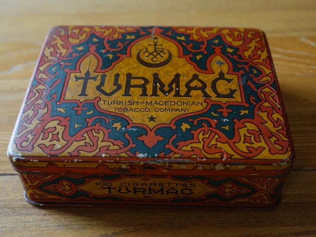 ANCIENNE BOITE CIGARETTES tole lithographiée TURMAC EUR 35,00 - PicClick FR