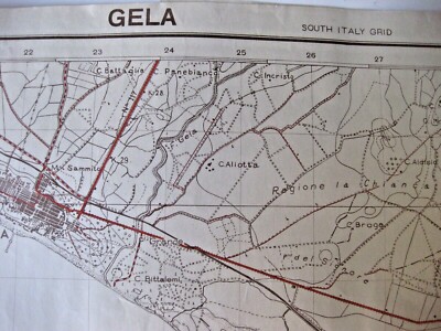 CARTINA GEOGRAFICA MAPPA militare military map 1938 GLORENZA 60x 50 cm ...