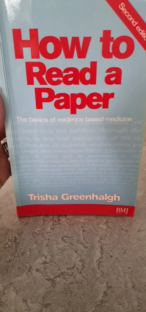 HOW TO READ a Paper: The Basics of Evidence Based Medicine £2.50 ...