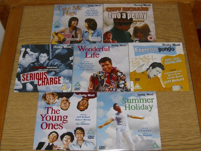 CLIFF RICHARD FILMS From 1950', 1960's & 1970's -Daily Mail Promotional ...