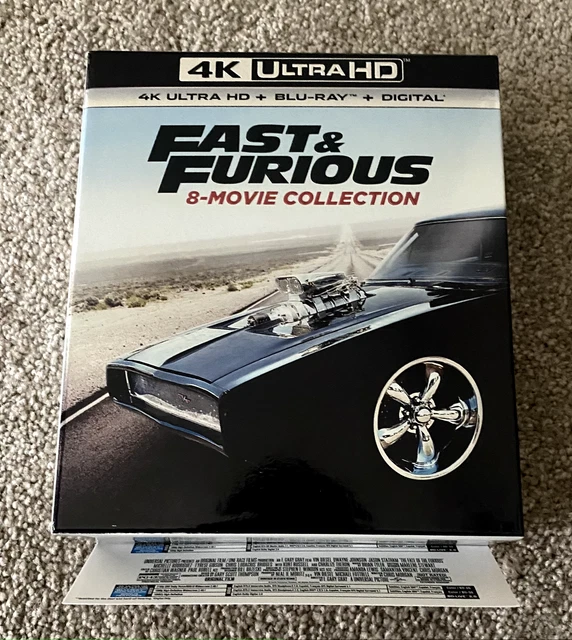 FAST & FURIOUS: 8-Movie Collection 4k Ultra HD + Blu-Ray + Digitale EUR ...
