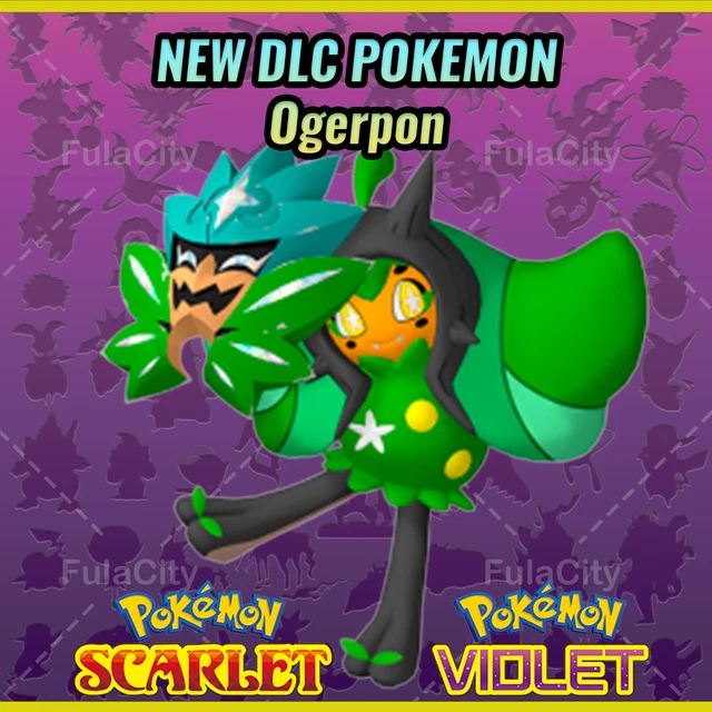 LEGENDARY OGERPON TEAL Mask DLC🌟ALL 4 Forms 6IV 🌟 Pokemon Scarlet ...