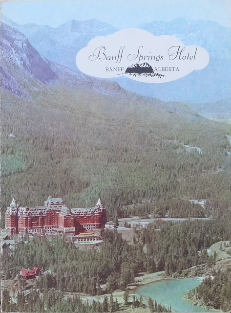 1957 BANFF SPRINGS HOTEL Alberta Restaurant Menu £20.15 - PicClick UK
