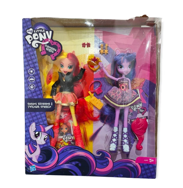 MY LITTLE PONY Equestria Girls - Sunset Shimmer & Twilight Sparkle Dolls - BNIB £55.00 - PicClick UK